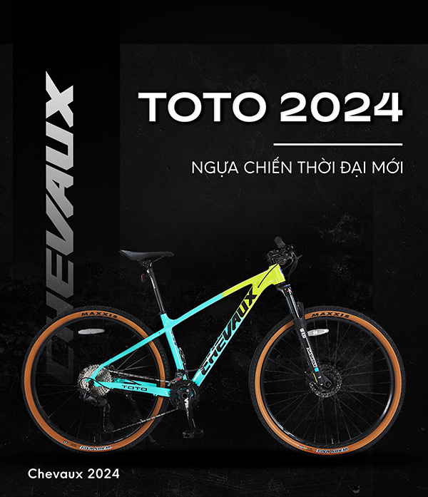 Xe đạp địa hình khung nhôm Chevaux TOTO 2024 giá rẻ, chính hãng